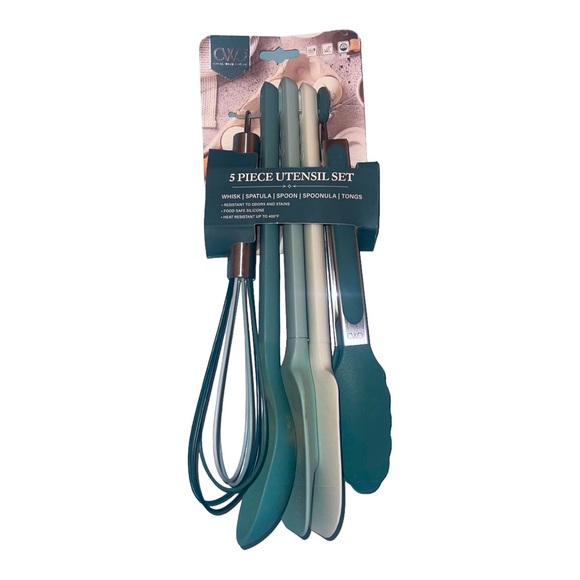 cook with color | Kitchen | Cook With Color 5 Piece Utensil Set Nwt ...
